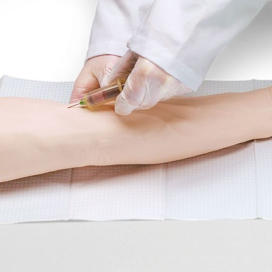 Venenpunktions- und Injektionsarm für Fortgeschrittene, hellhäutig ...